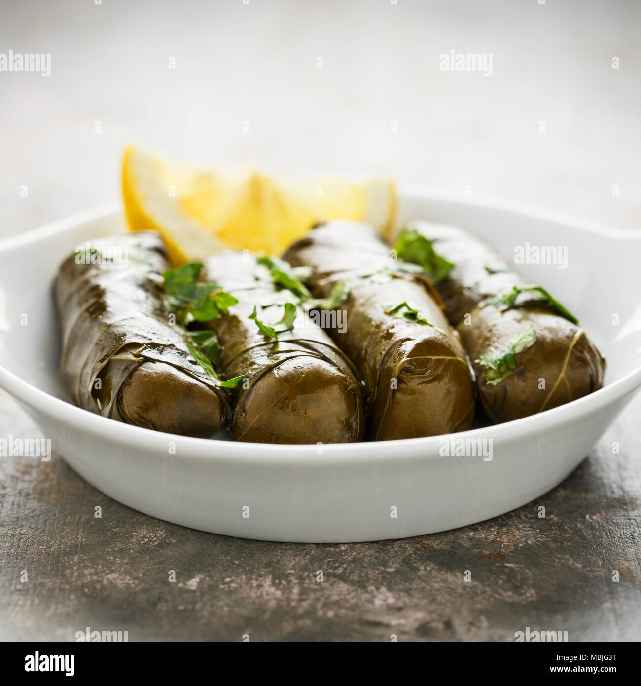 Stuffed vine leaves hi-res stock photography and images - Alamy