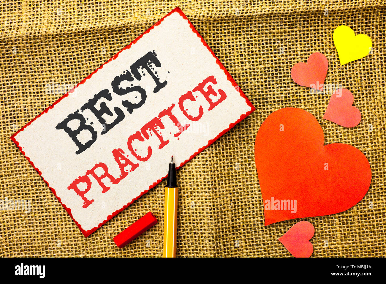 Handwriting text Best Practice. Concept meaning Better Strategies ...