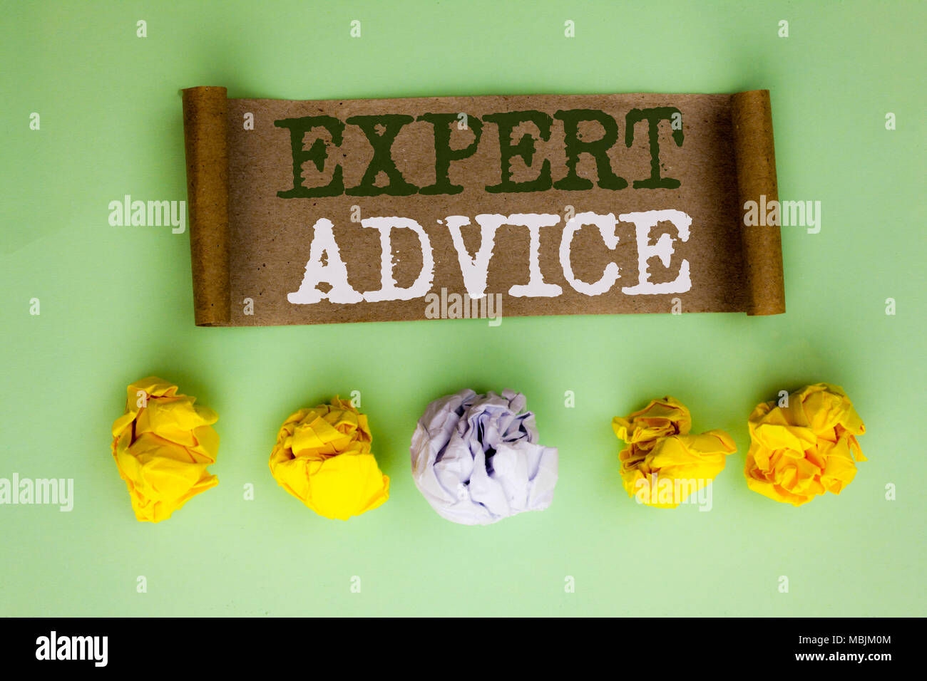 Handwriting text Expert Advice. Concept meaning Professional ...