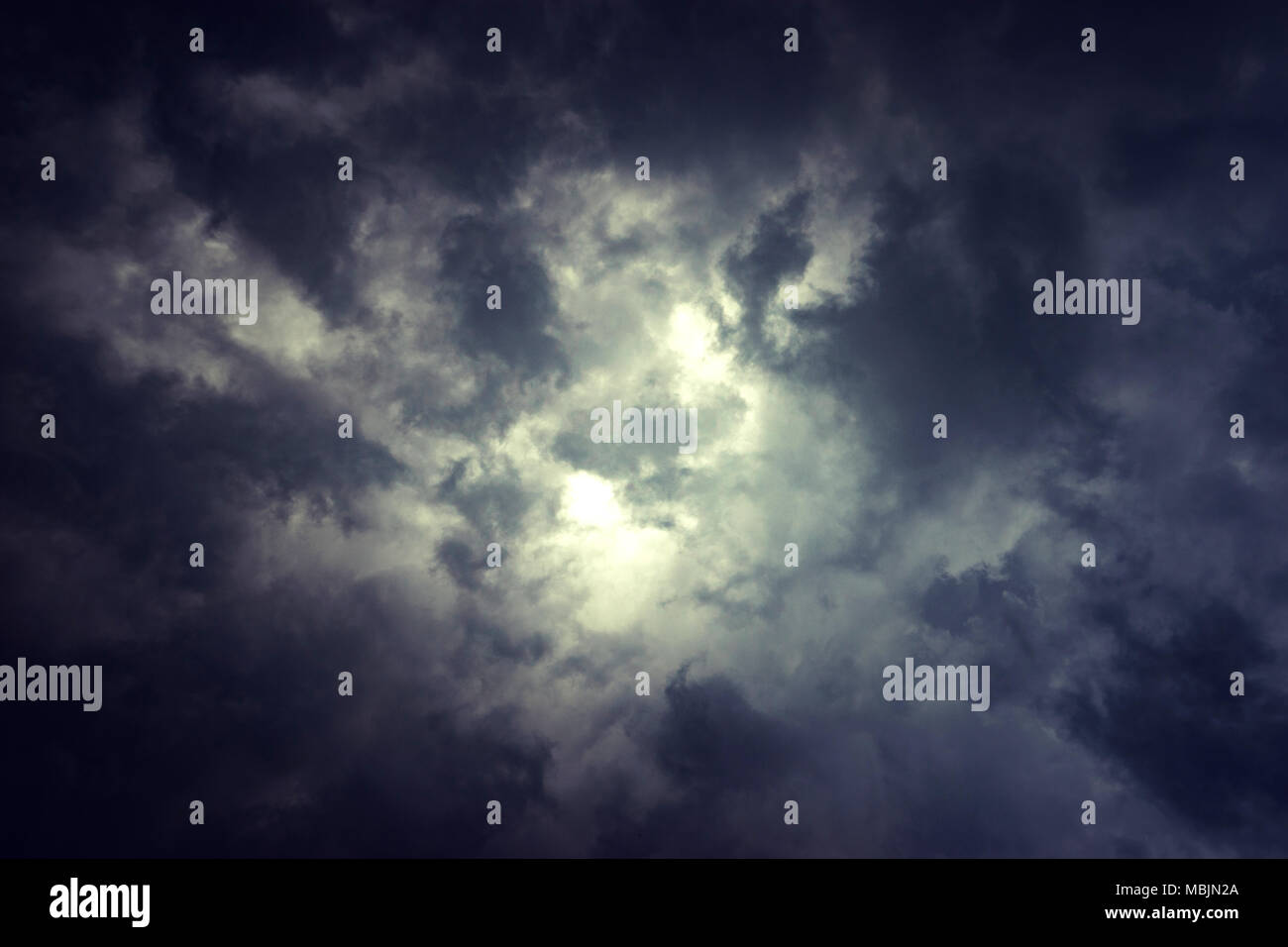 Sky and Clouds gloomy Stock Photo - Alamy