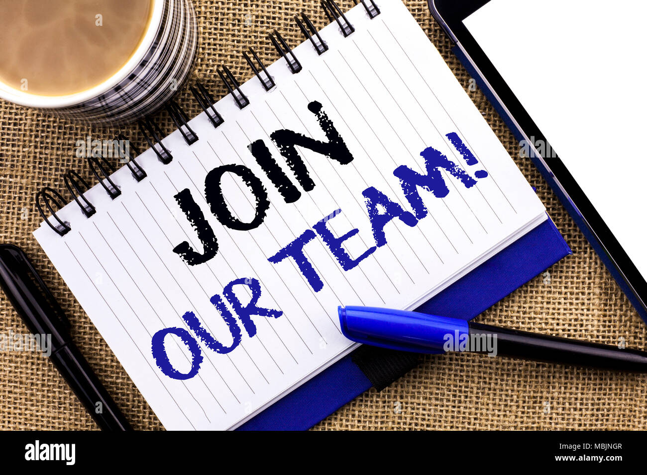 Text sign showing Join Our Team Motivational Call. Conceptual photo ...