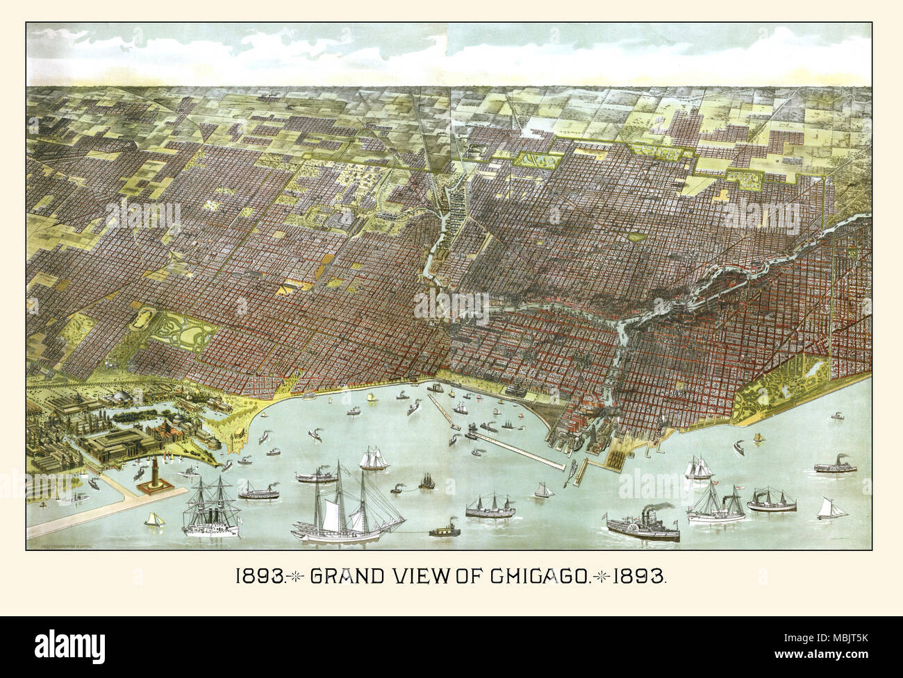 Chicago 1893 hi-res stock photography and images - Alamy