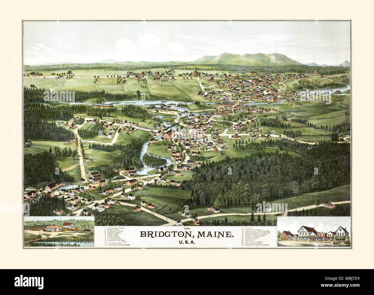 Bridgton hi-res stock photography and images - Alamy
