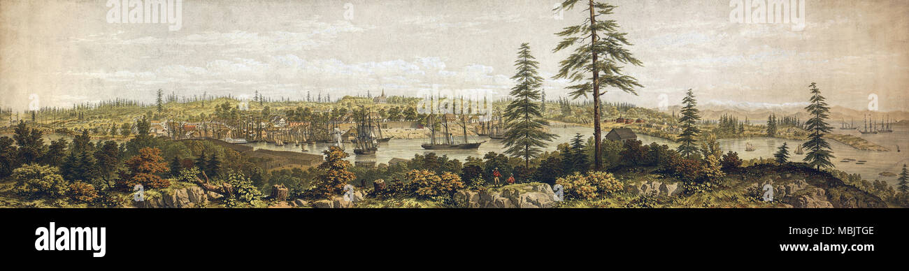 Fur Trading Center Stock Photo - Alamy