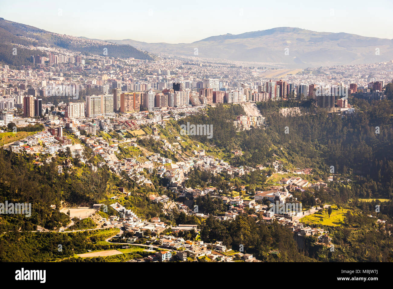 Quito capital of Ecuador Stock Photo - Alamy