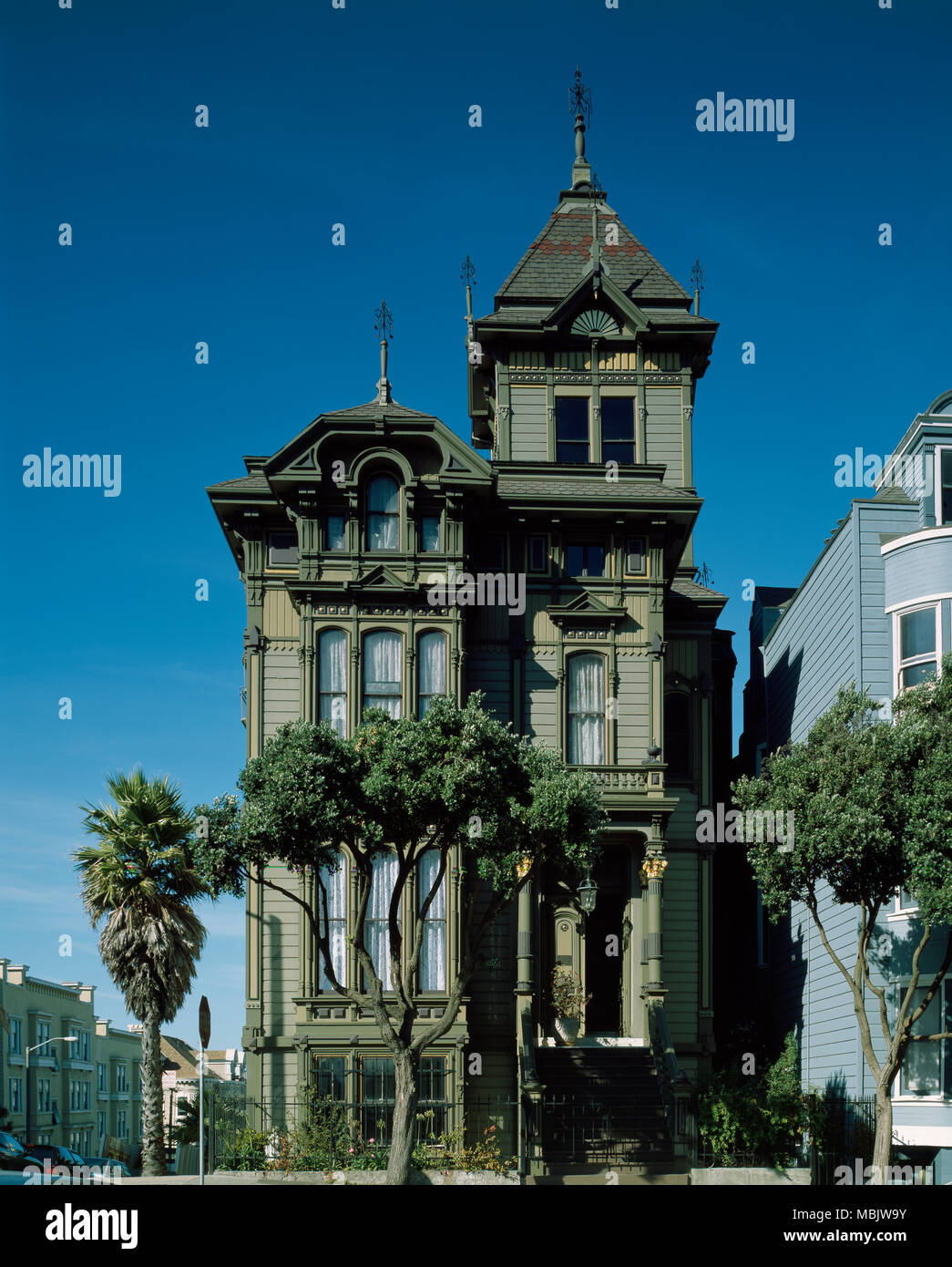 San Fran Mansion Stock Photo - Alamy