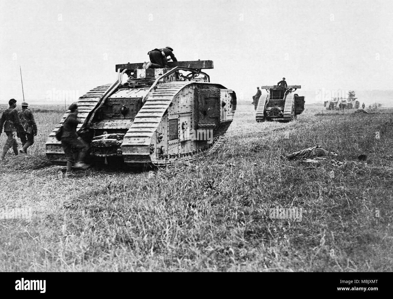 Tanks Introduced are the Bane of the Motor pool Stock Photo - Alamy