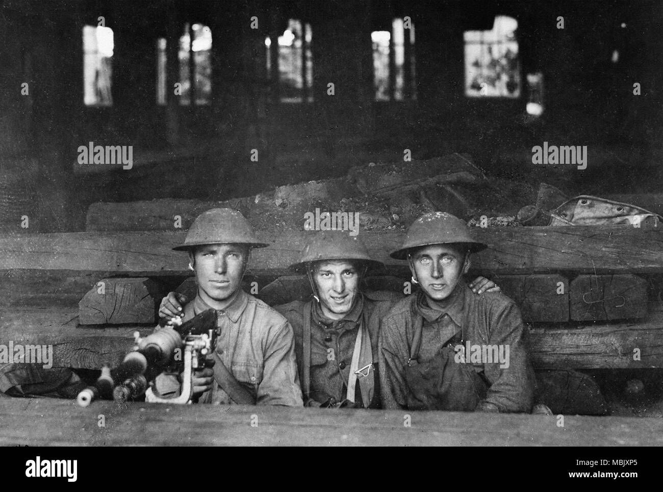 Chateau Thierry Machine Gun Battalion Stock Photo - Alamy