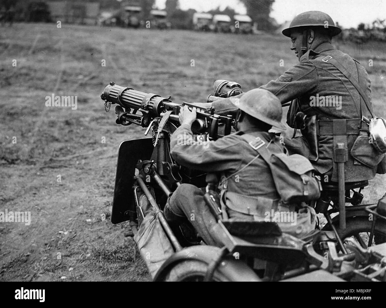 World war i machine gun hi-res stock photography and images - Alamy