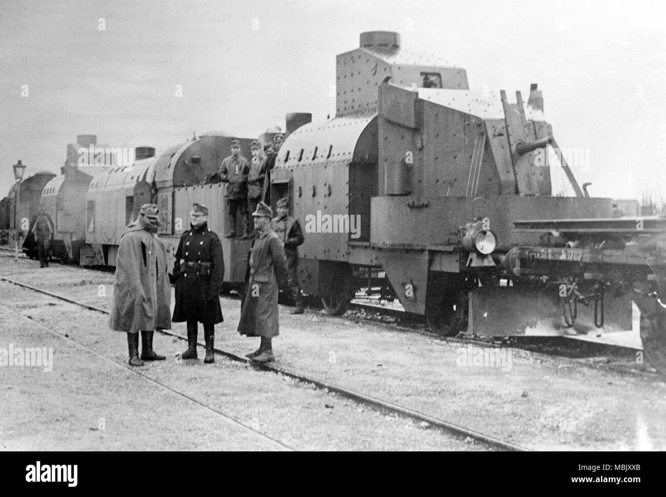 Armored trains Black and White Stock Photos & Images - Alamy