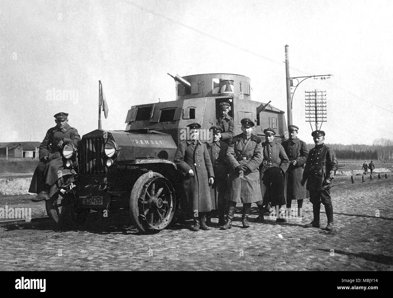 German Armored Car Stock Photo - Alamy