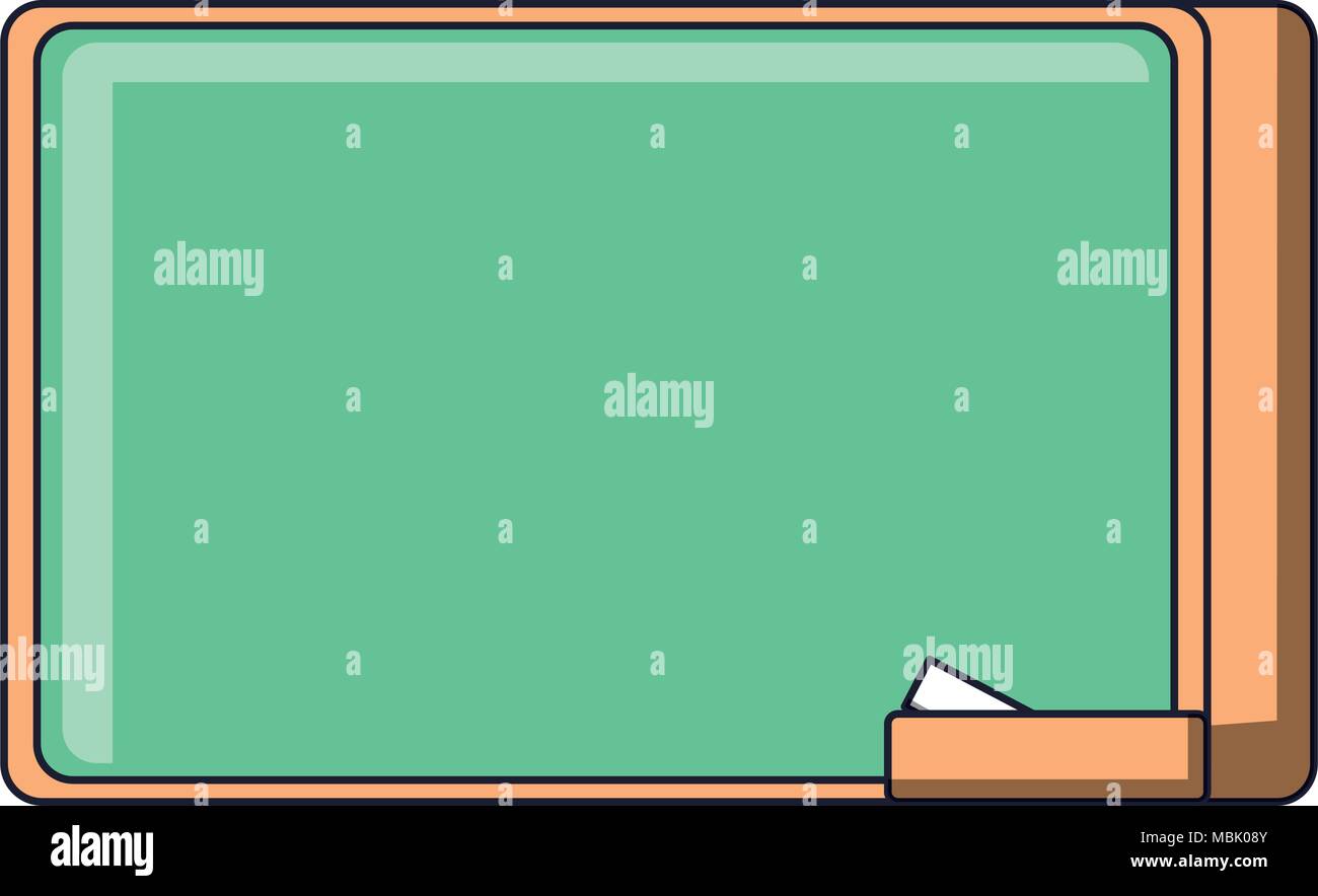 school chalkboard icon over white background, colorful design. vector ...