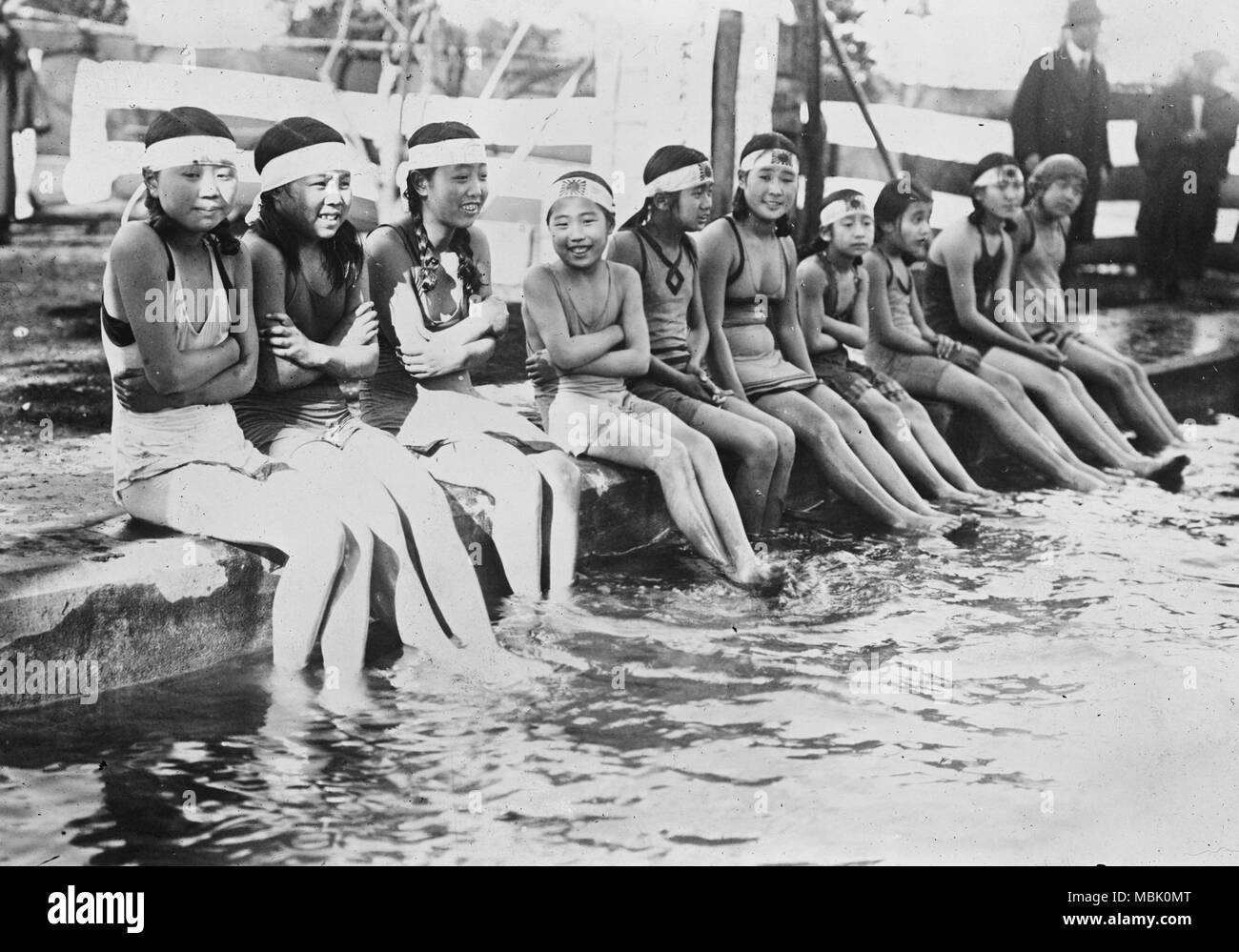 Toes In The Pool Stock Photo - Alamy