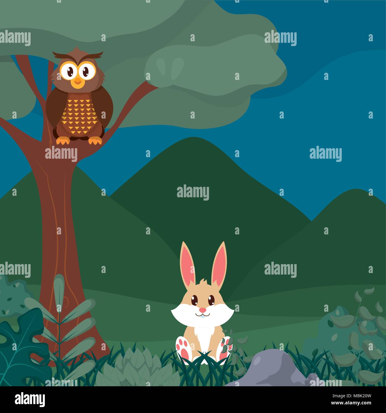 Owl ecology Stock Vector Images - Alamy