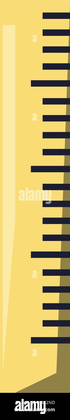 ruler icon over white background, vector illustration Stock Vector ...