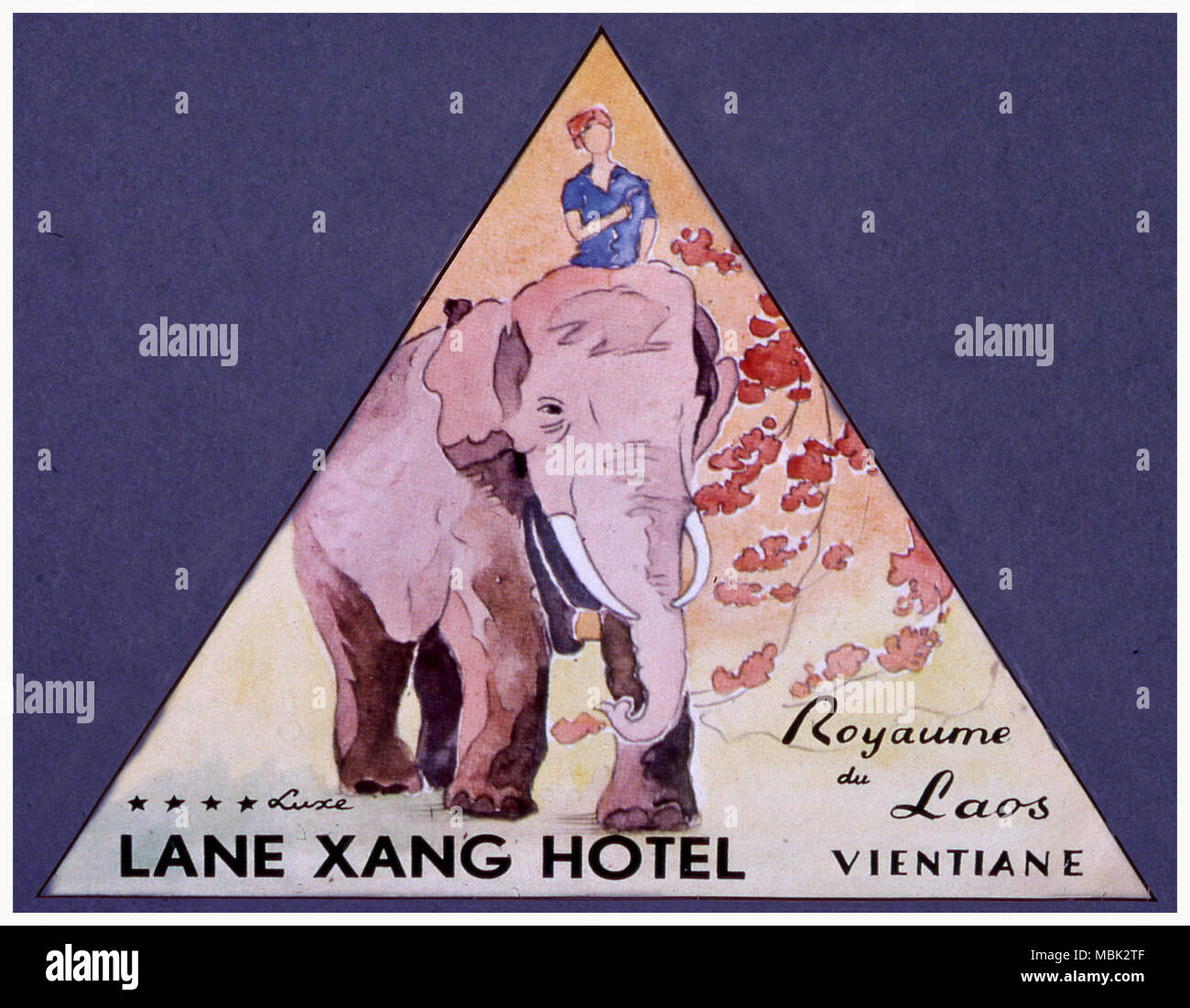 Lane Xang Hotel Stock Photo - Alamy