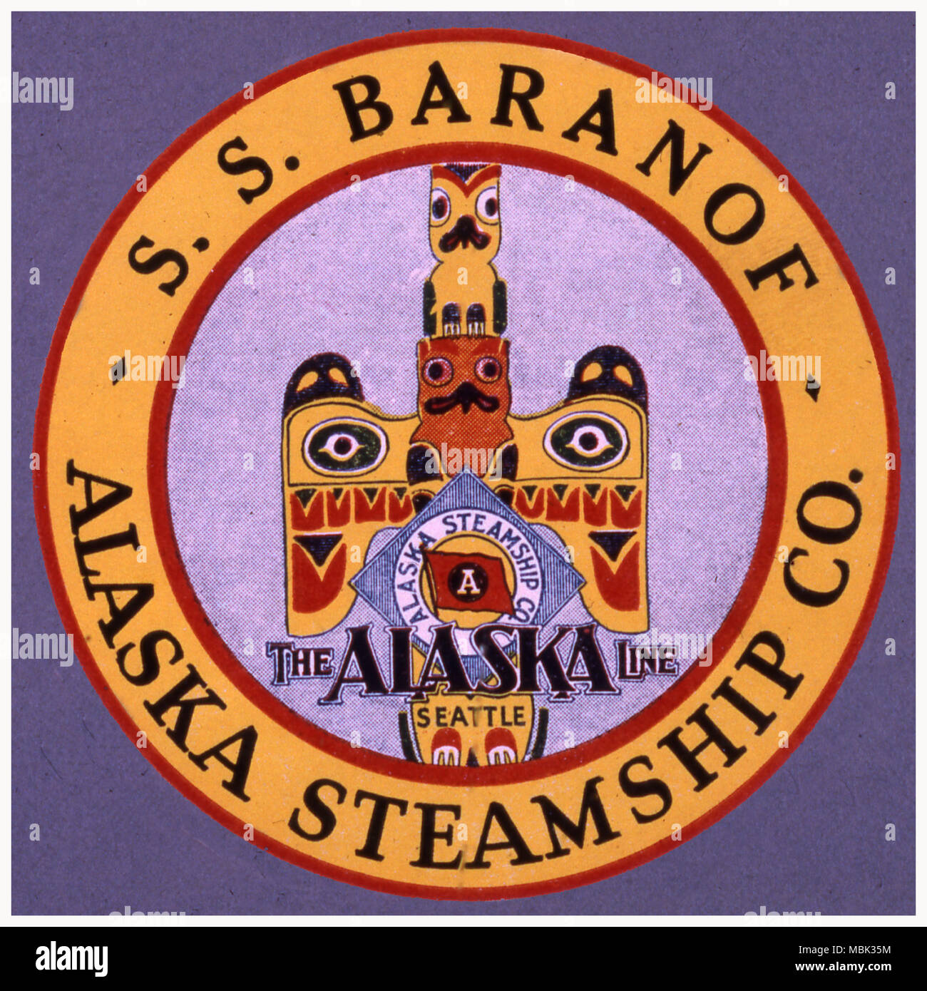 S.S. Baranoff - Alaska Steamship Co Stock Photo - Alamy