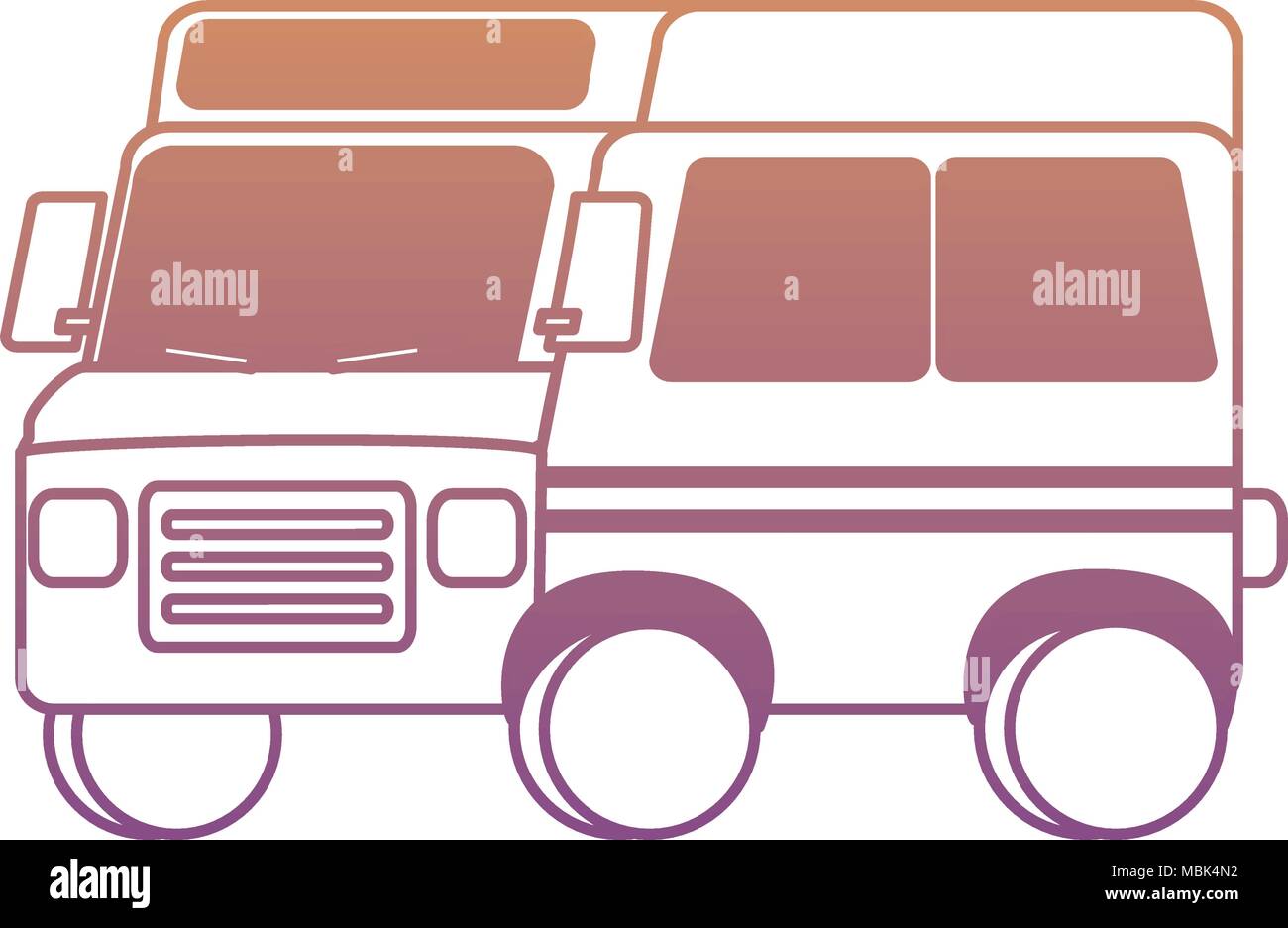 school bus icon over white background, colorful design. vector ...