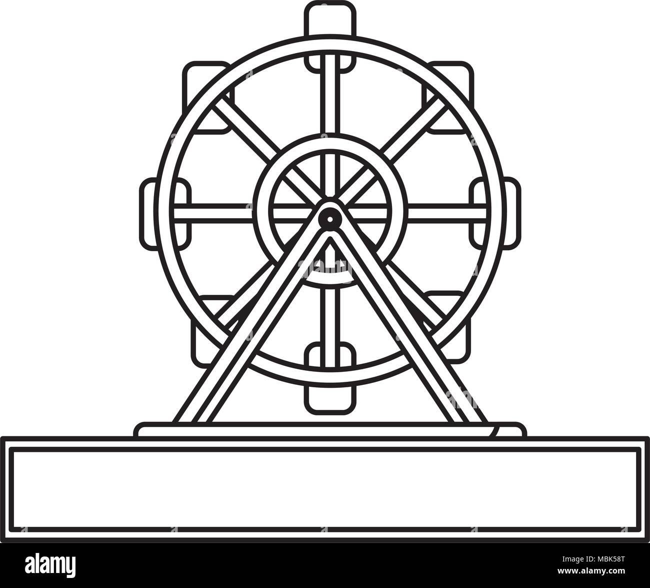 fortune wheel icon over white background, vector illustration Stock ...