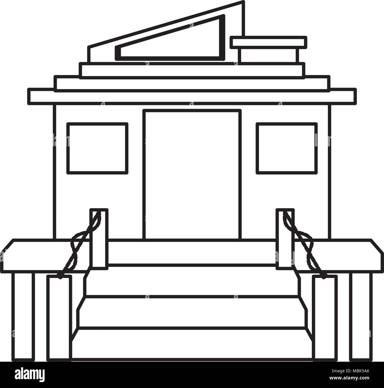 Front view modern suburban Black and White Stock Photos & Images - Alamy