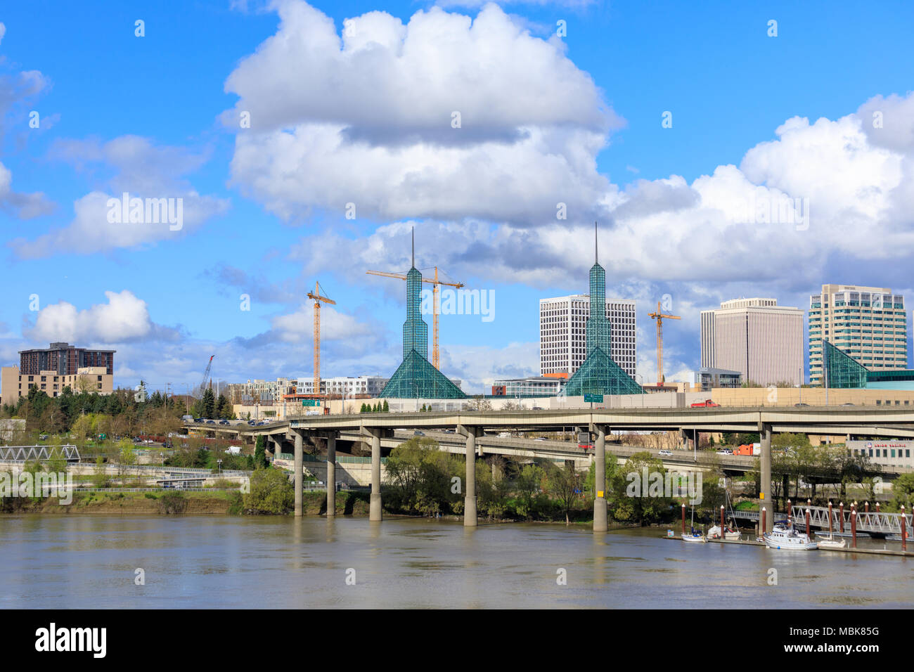 Portland oregon old town water tower hi-res stock photography and ...
