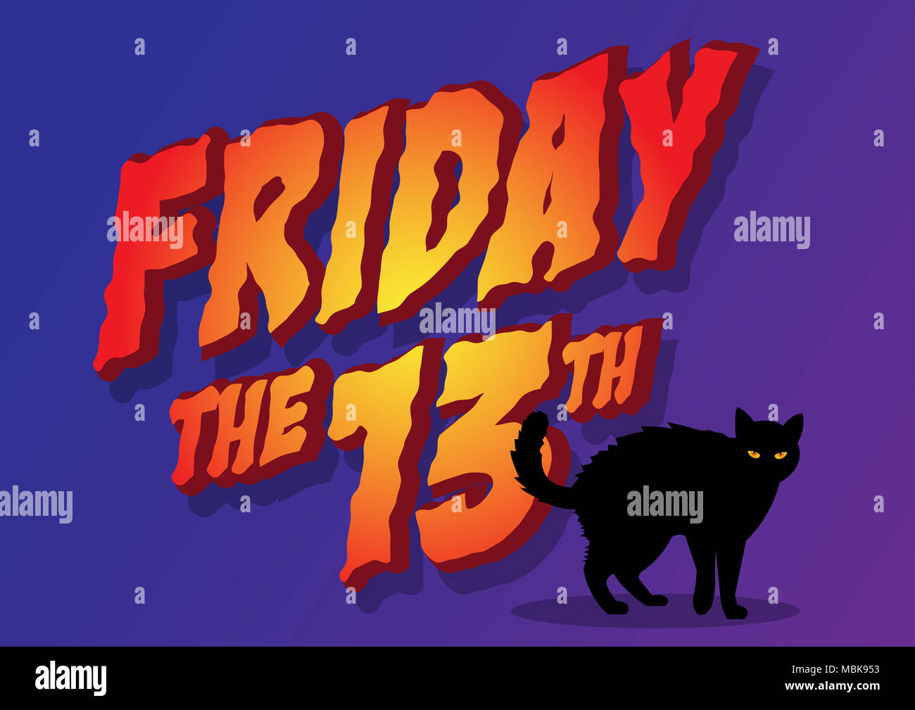Friday 13 cat hi-res stock photography and images - Alamy