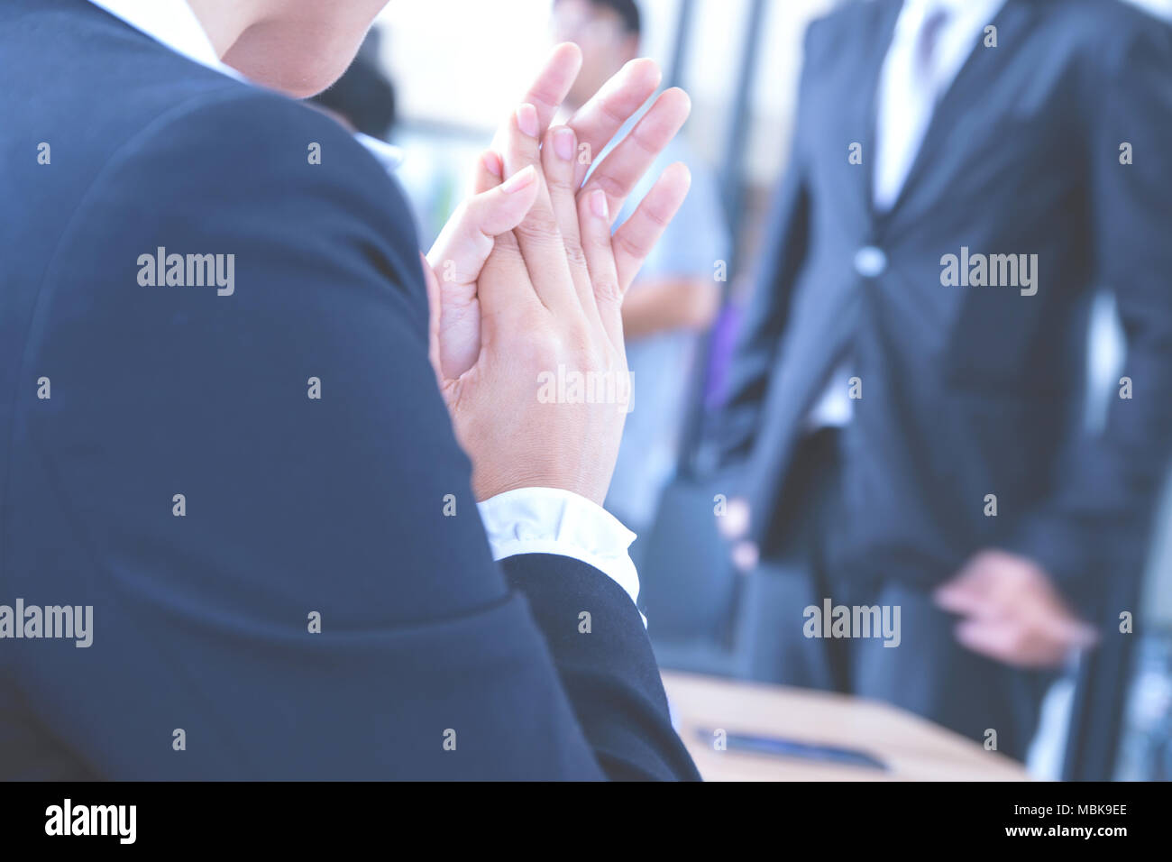 Applause clapping hands close up hi-res stock photography and images ...