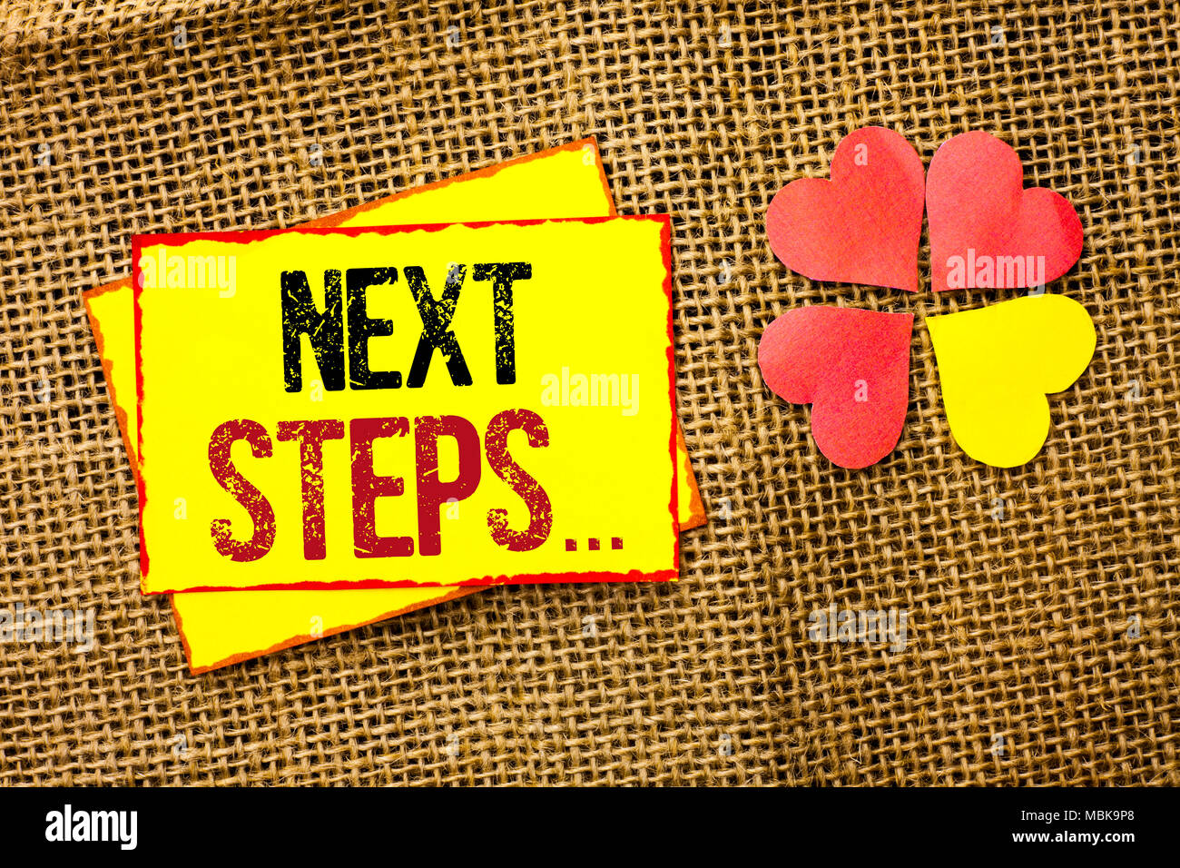 Word writing text Next Steps.... Business concept for Following Moves ...