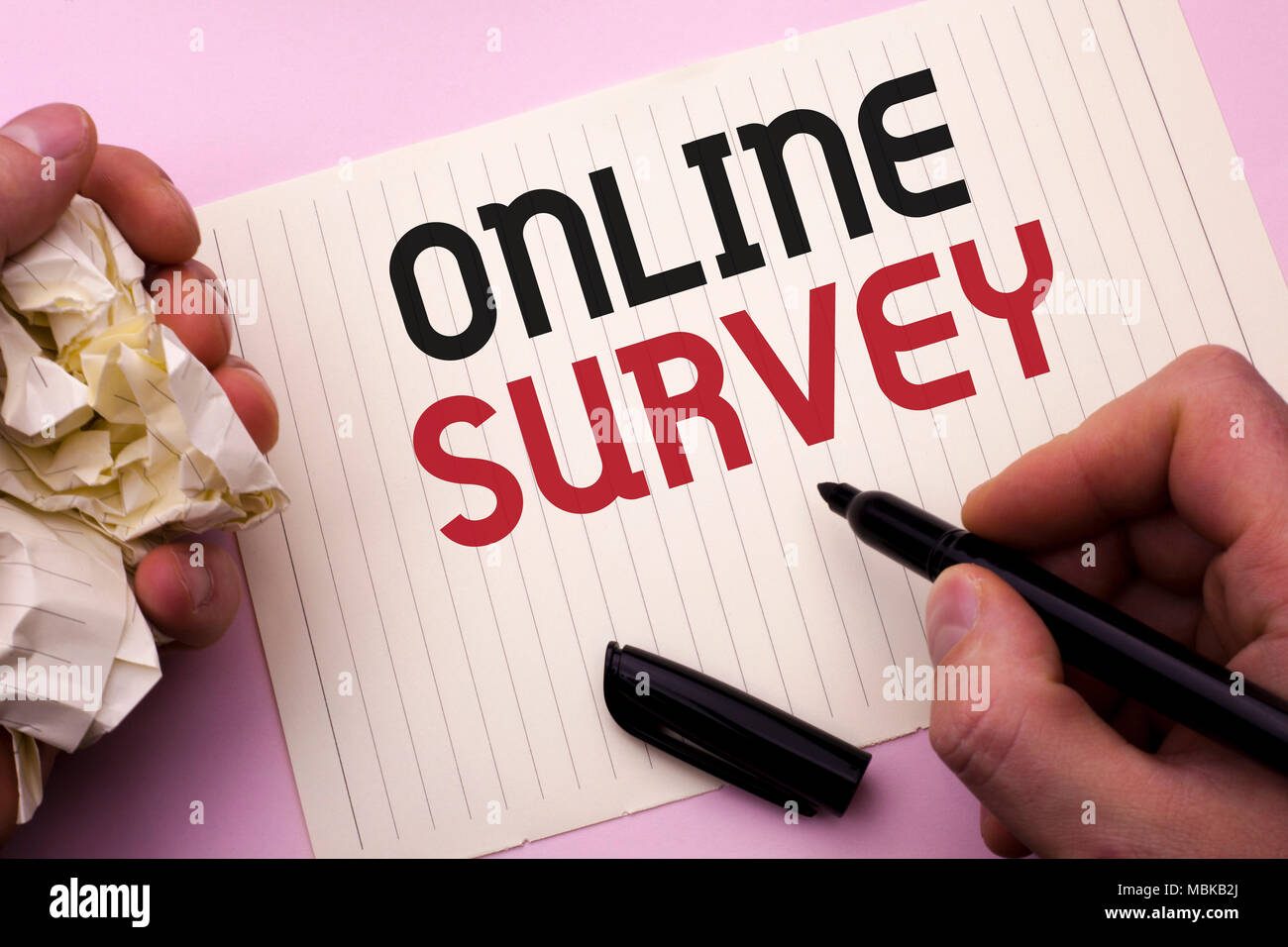Word writing text Online Survey. Business concept for Digital Media ...