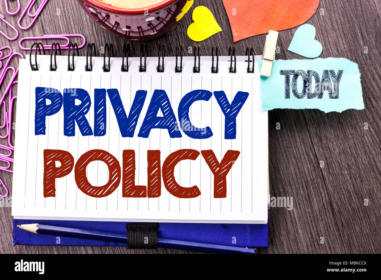 Handwriting text writing Privacy Policy. Concept meaning Document ...