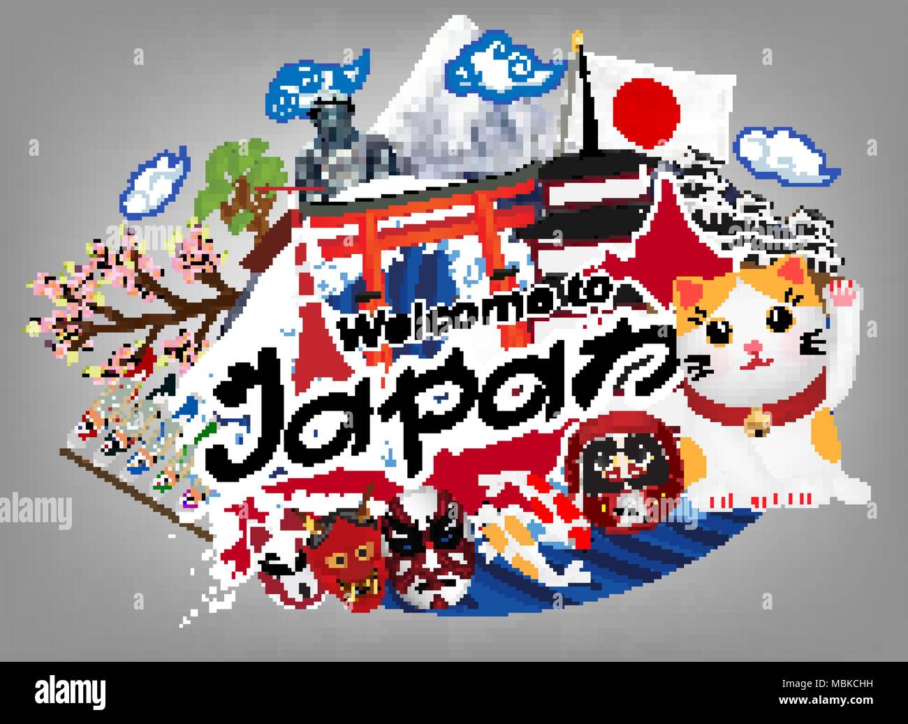 Japanese welcome symbol hi-res stock photography and images - Alamy