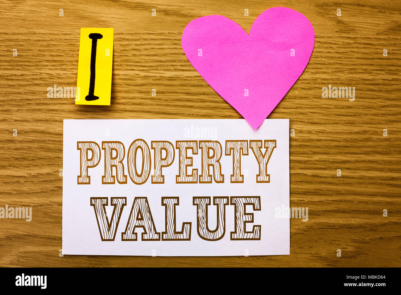 Word writing text Property Value. Business concept for Estimate of ...