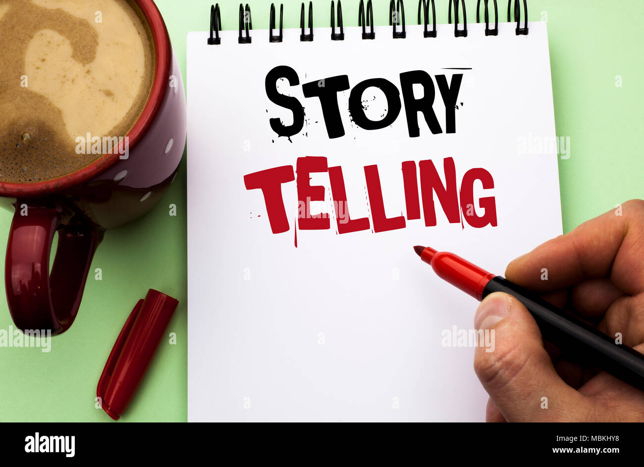 Word writing text Story Telling. Business concept for Tell or write ...