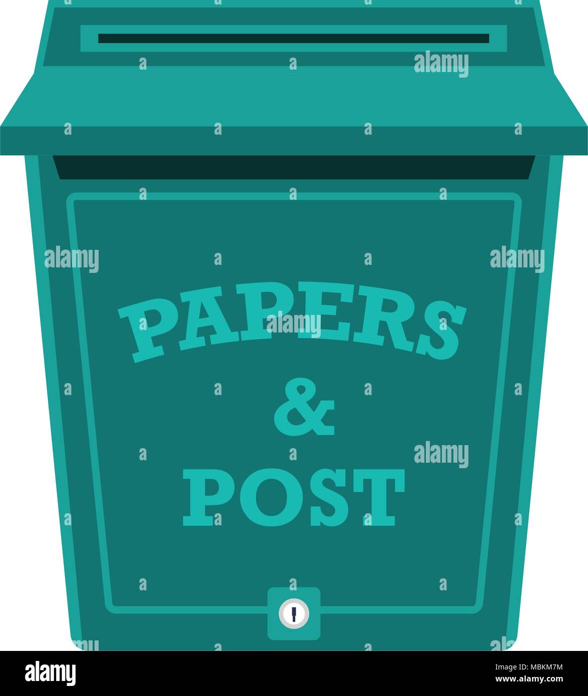 Modern postbox Stock Vector Images - Alamy