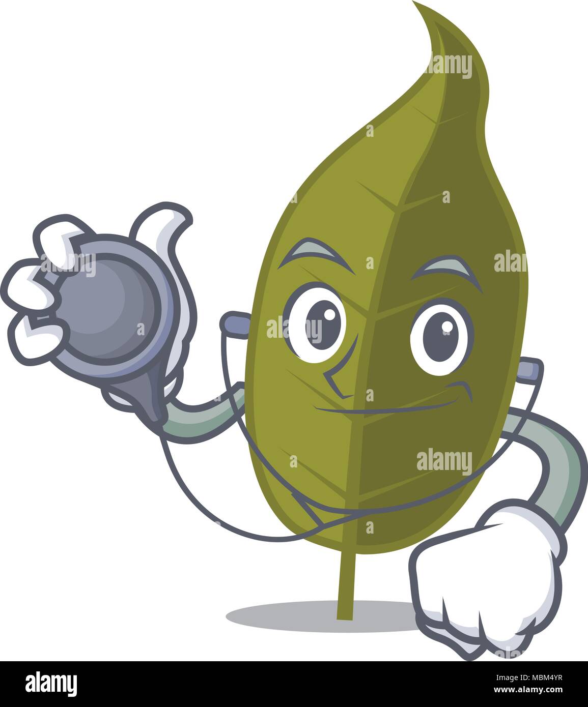 Doctor bay leaf character cartoon Stock Vector Image & Art - Alamy