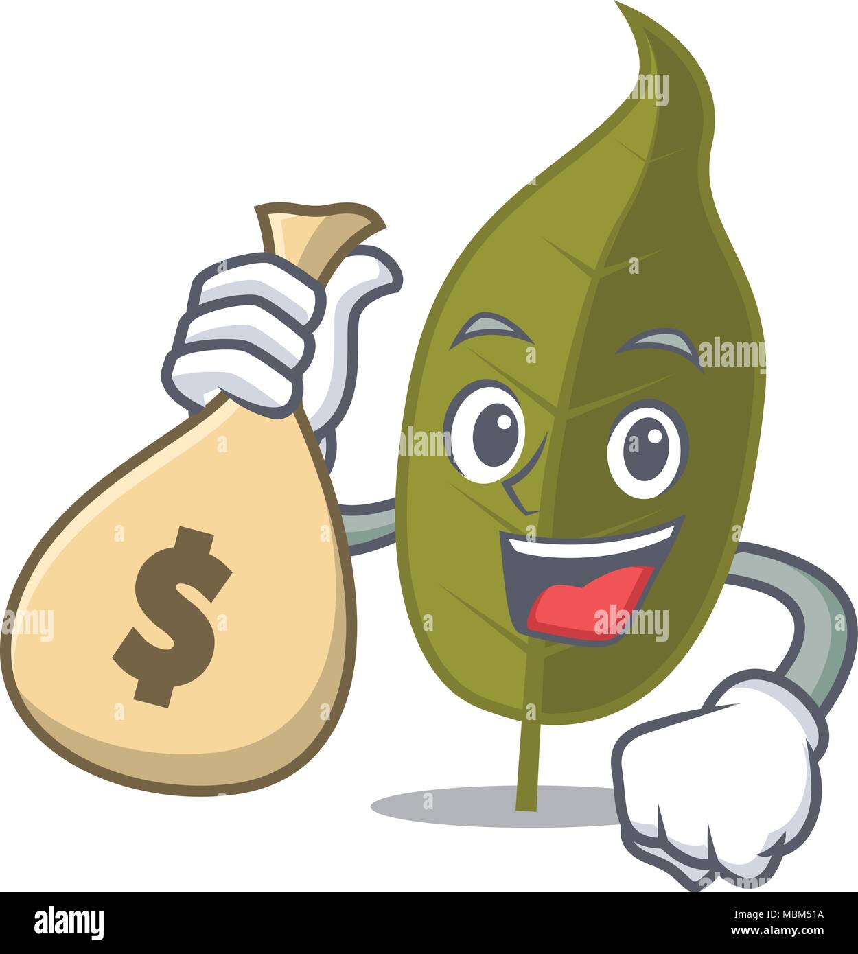 Gold bay leaf Stock Vector Images - Alamy