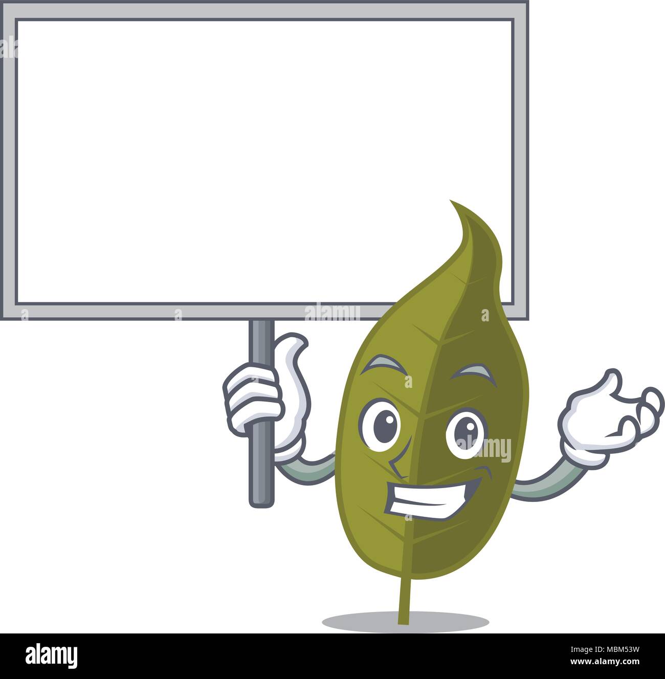 Bring board bay leaf character cartoon Stock Vector Image & Art - Alamy