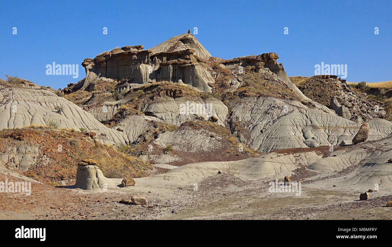 The Canadian Badlands of Drumheller, Alberta Stock Photo - Alamy