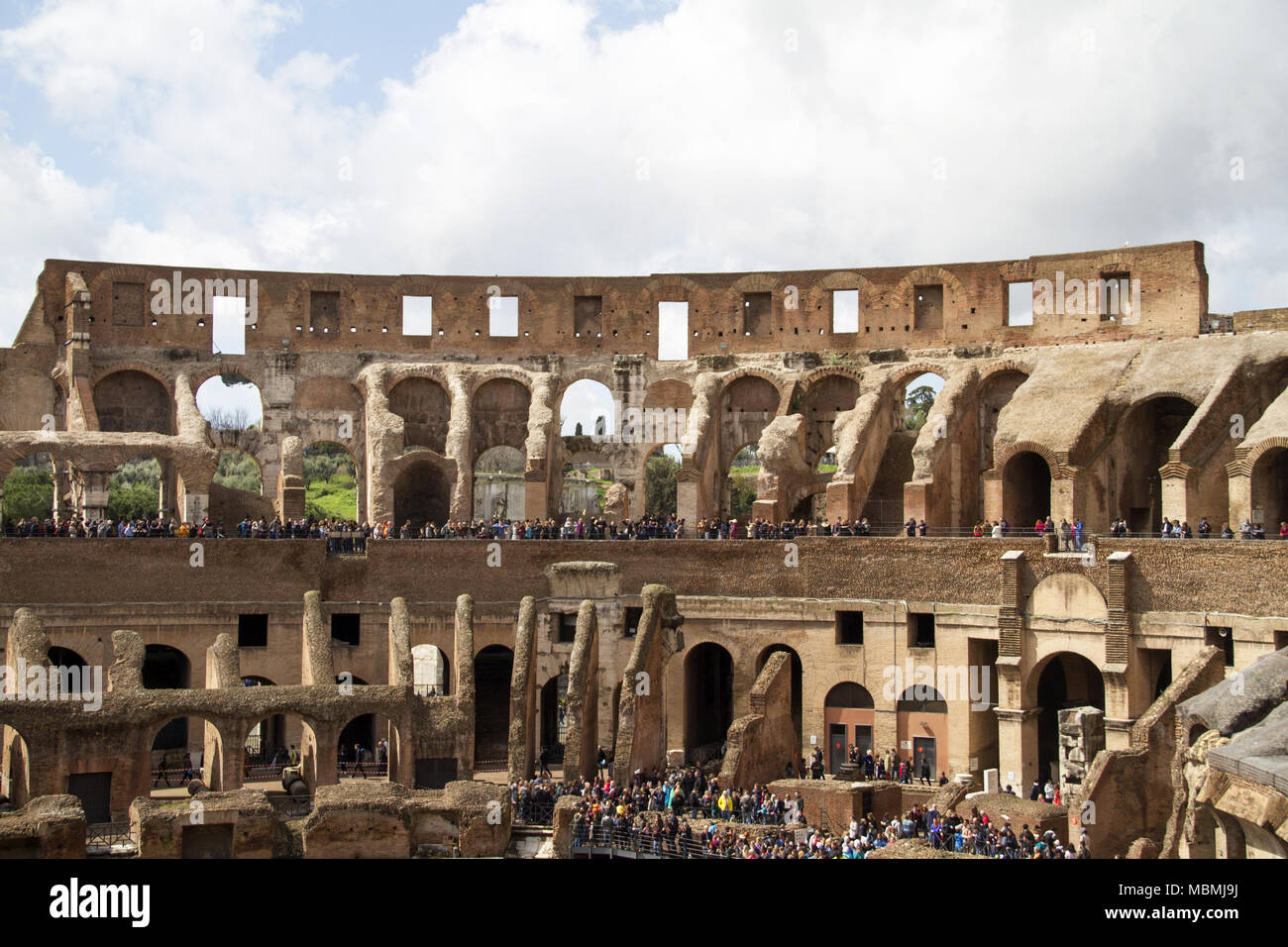 interior of Colosseum Rome in italy Stock Photo - Alamy