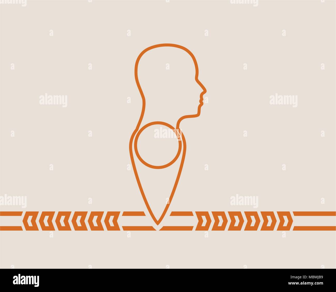 Face direction of travel Stock Vector Images - Alamy