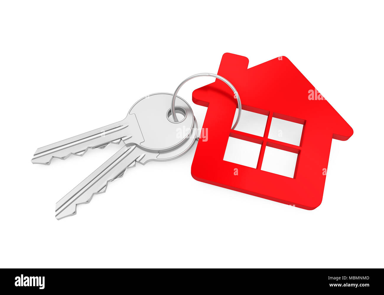 House Key Isolated Stock Photo - Alamy