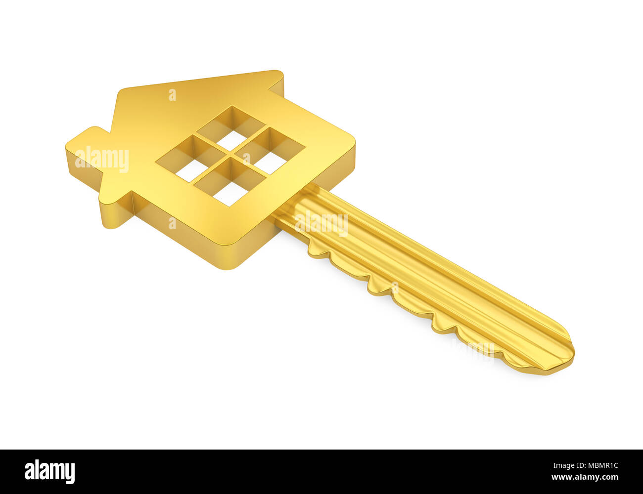 House Key Isolated Stock Photo - Alamy
