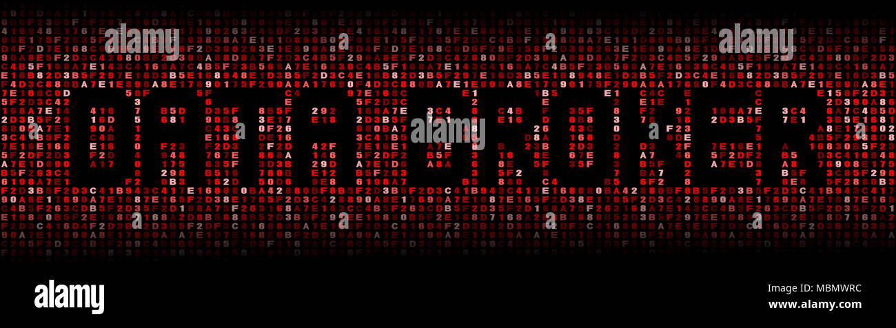 Data Broker text on red hex background illustration Stock Photo - Alamy