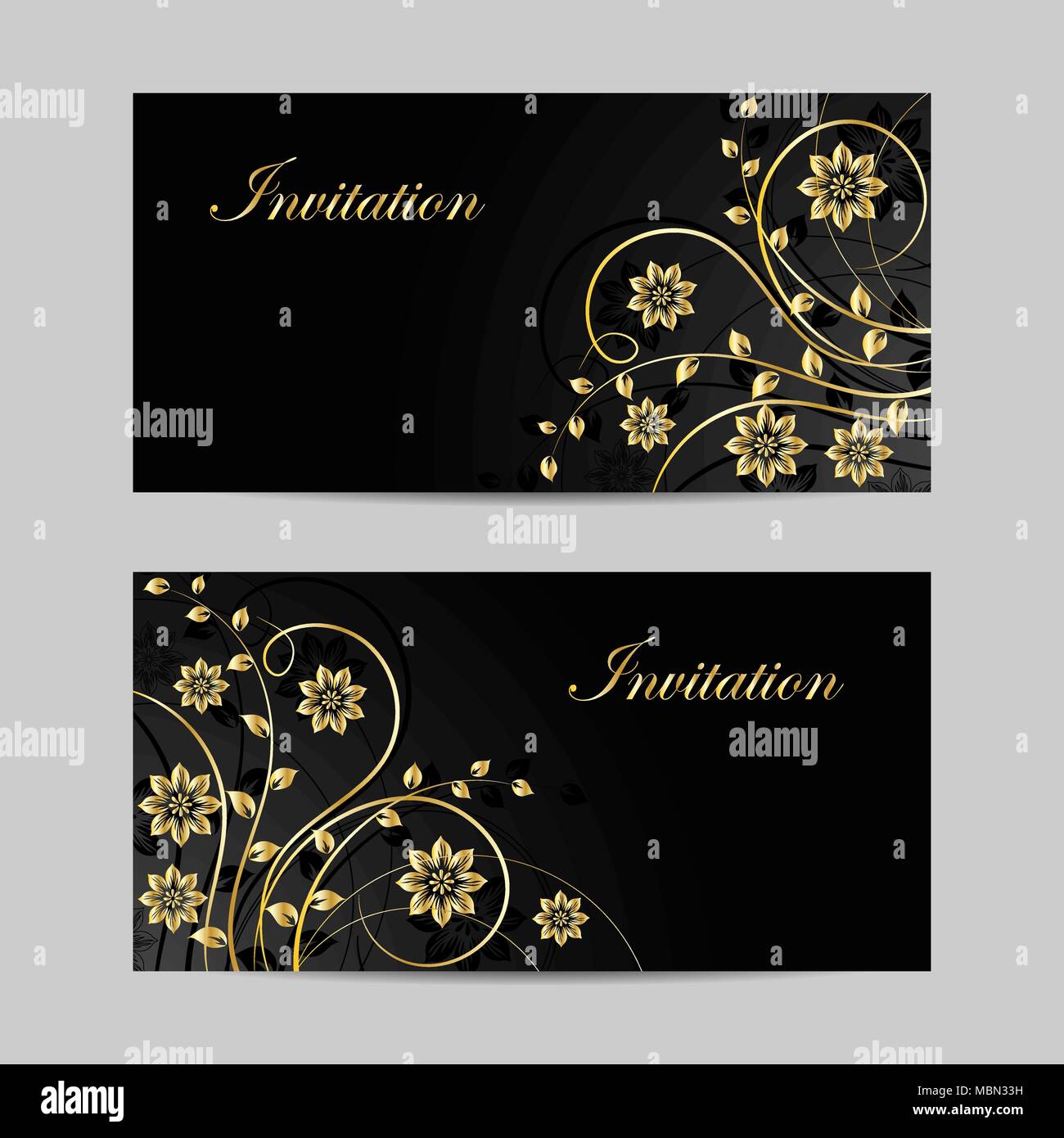 Set of horizontal banners Stock Vector Image & Art - Alamy