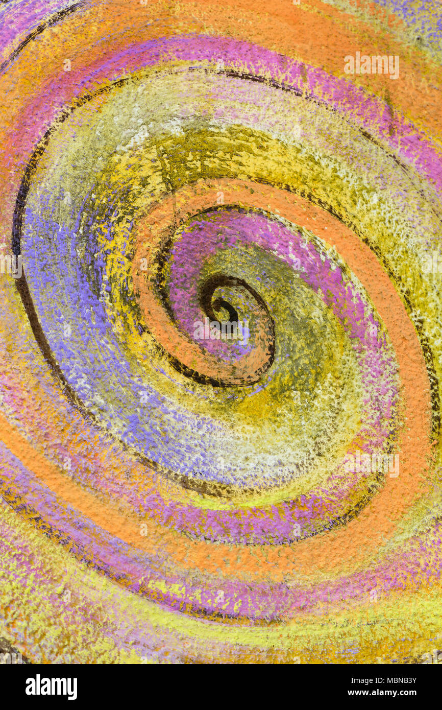 Abstract traces of the roller on the plaster Stock Photo - Alamy