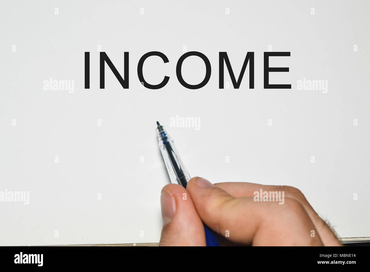 Income word hi-res stock photography and images - Alamy