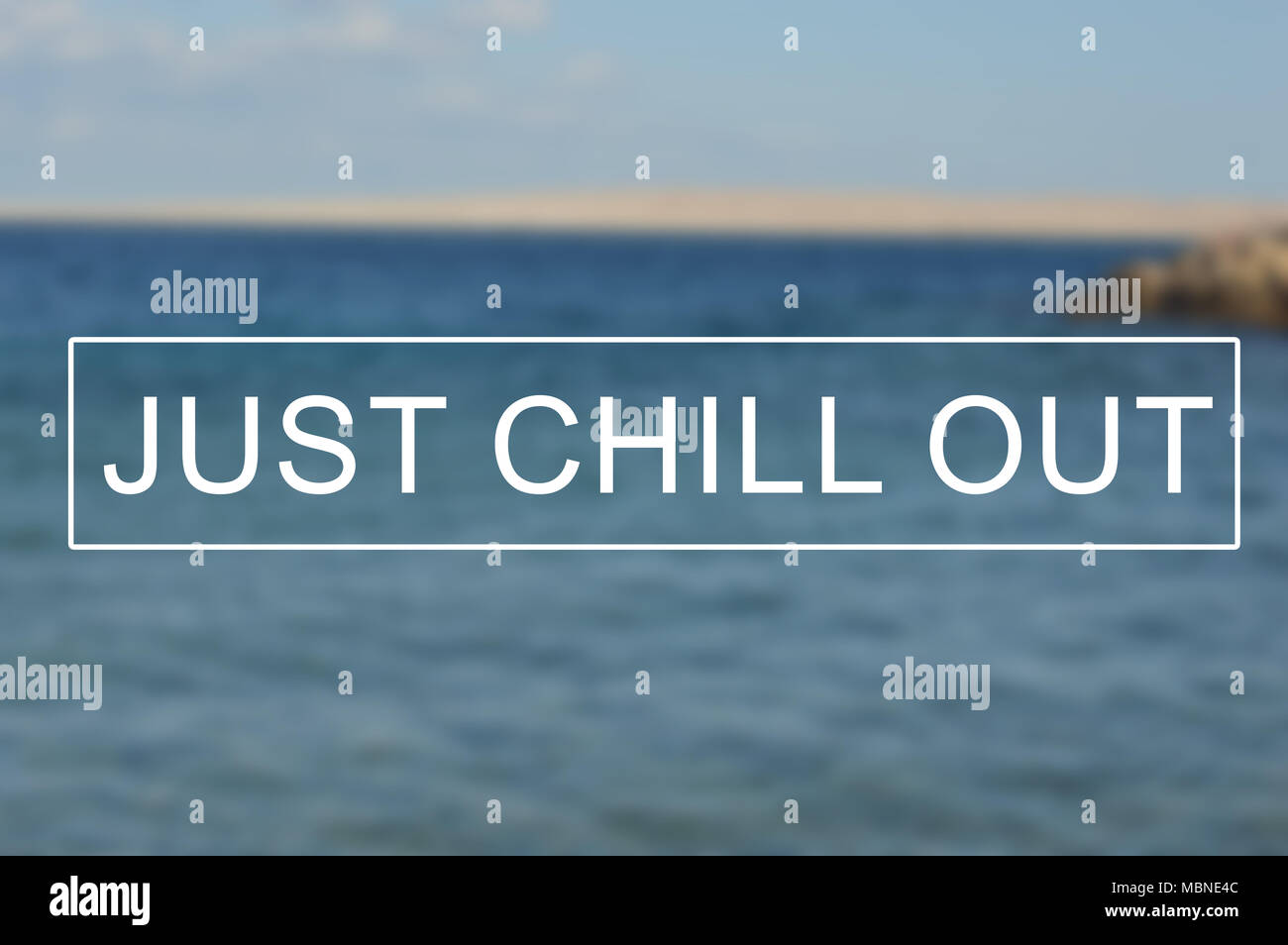 just chill out with nature blurring background Stock Photo - Alamy