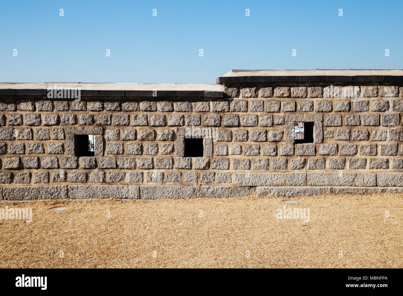 Korean traditional stone wall hi-res stock photography and images - Alamy