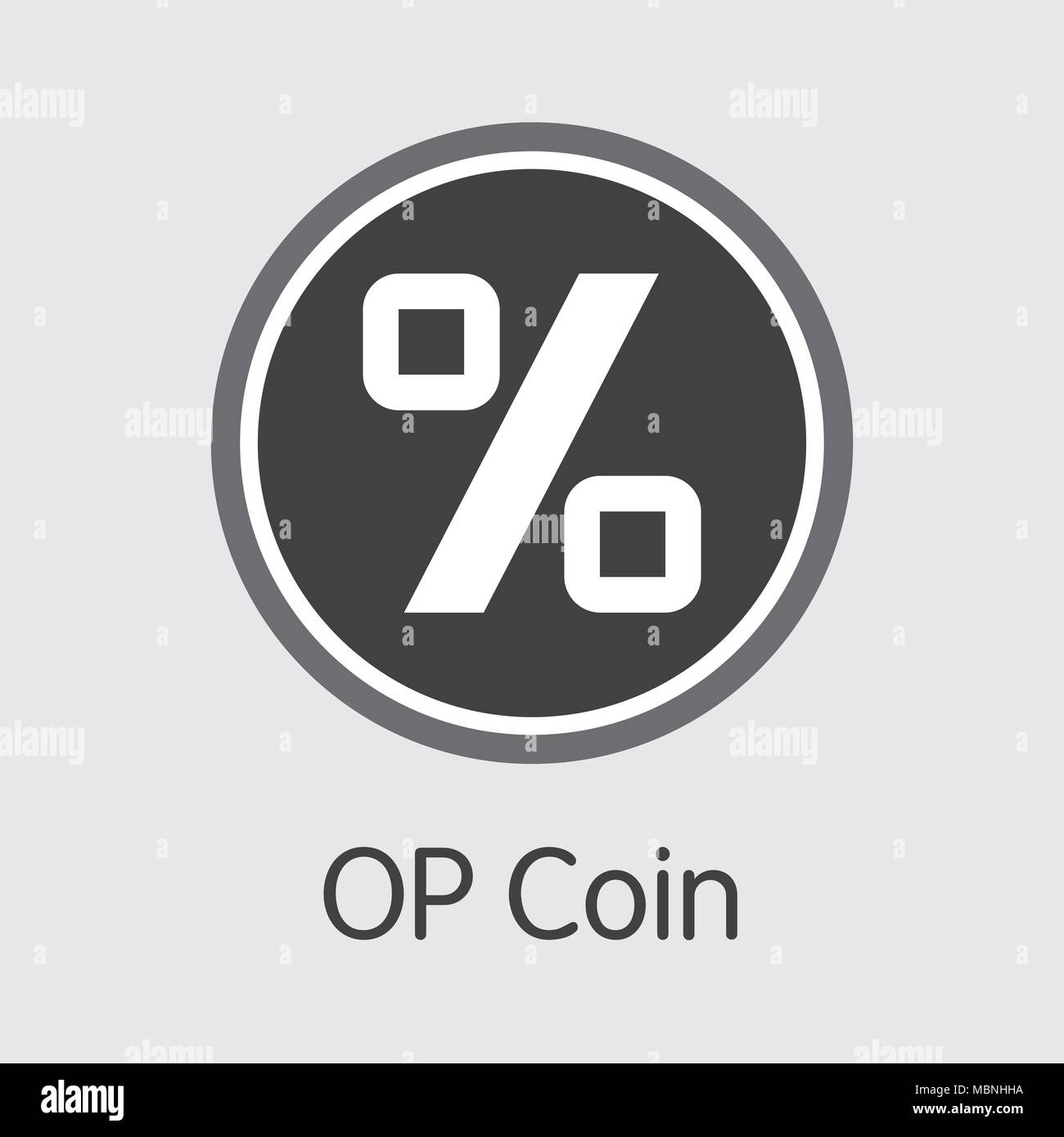 Op Coin Cryptocurrency. Vector OPC Logo Stock Vector Image & Art - Alamy