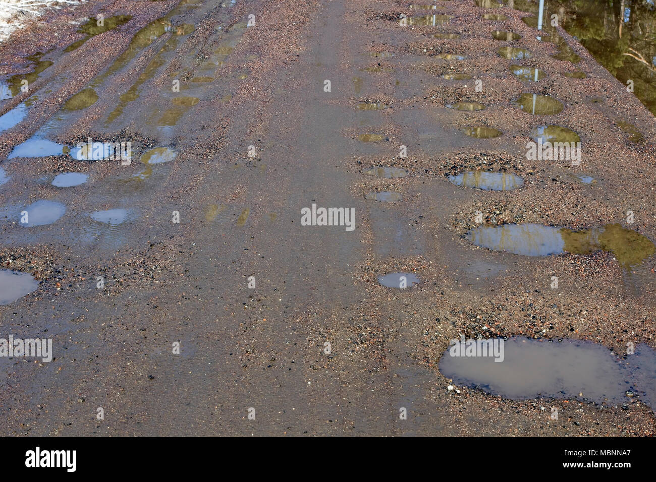 Wet dirt road hi-res stock photography and images - Alamy